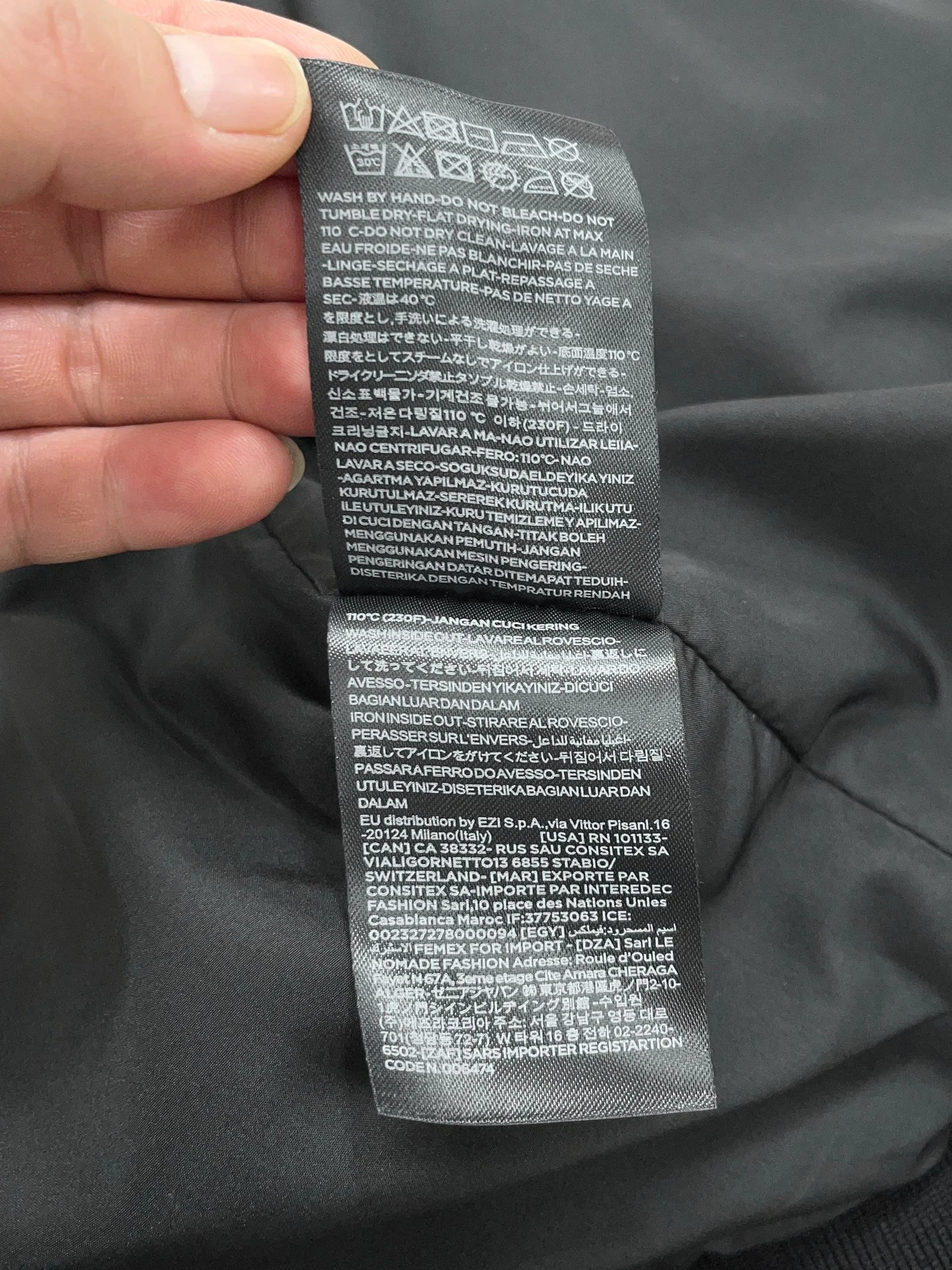 1:1 copy Zegna Down Jackets