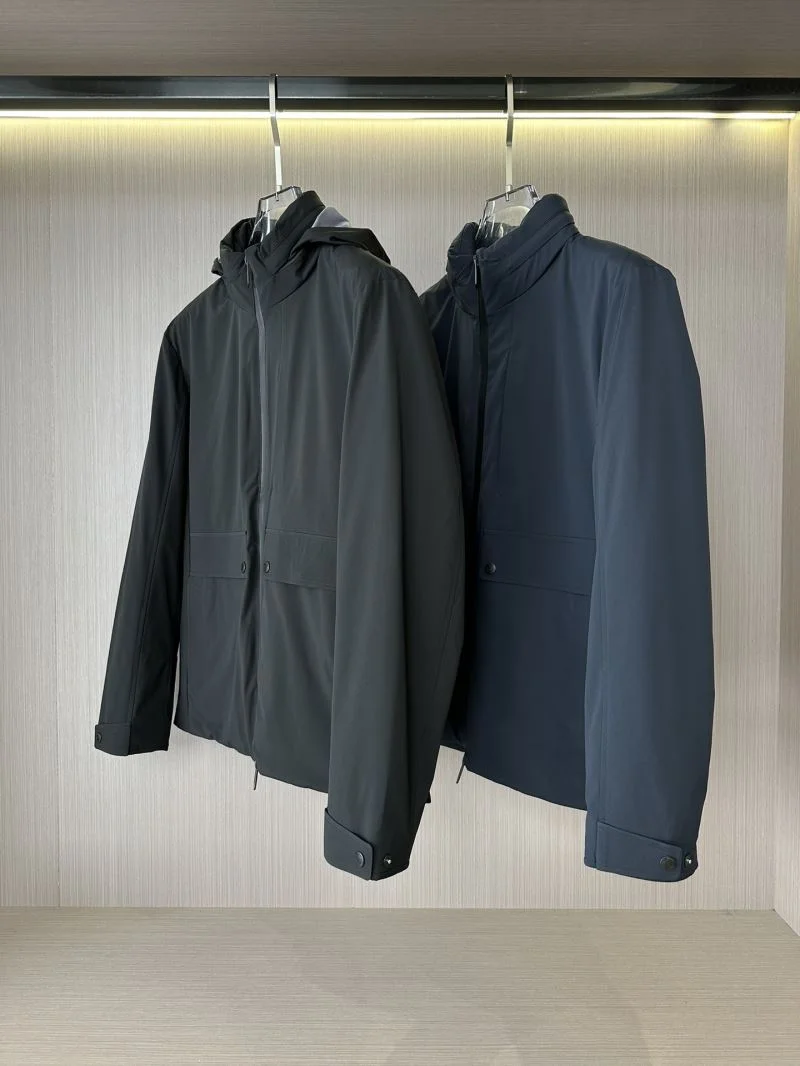 Brand-authenticated Zegna Down Jackets