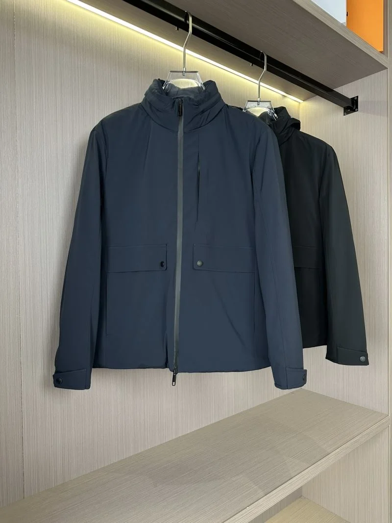Brand-authenticated Zegna Down Jackets