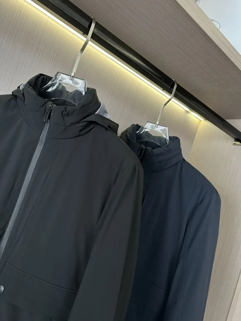 Brand-authenticated Zegna Down Jackets