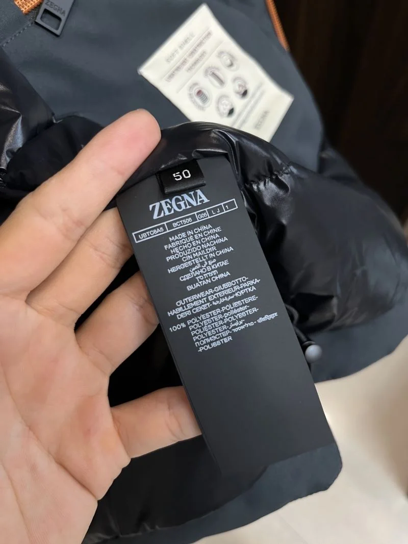 Real Zegna Down Jackets