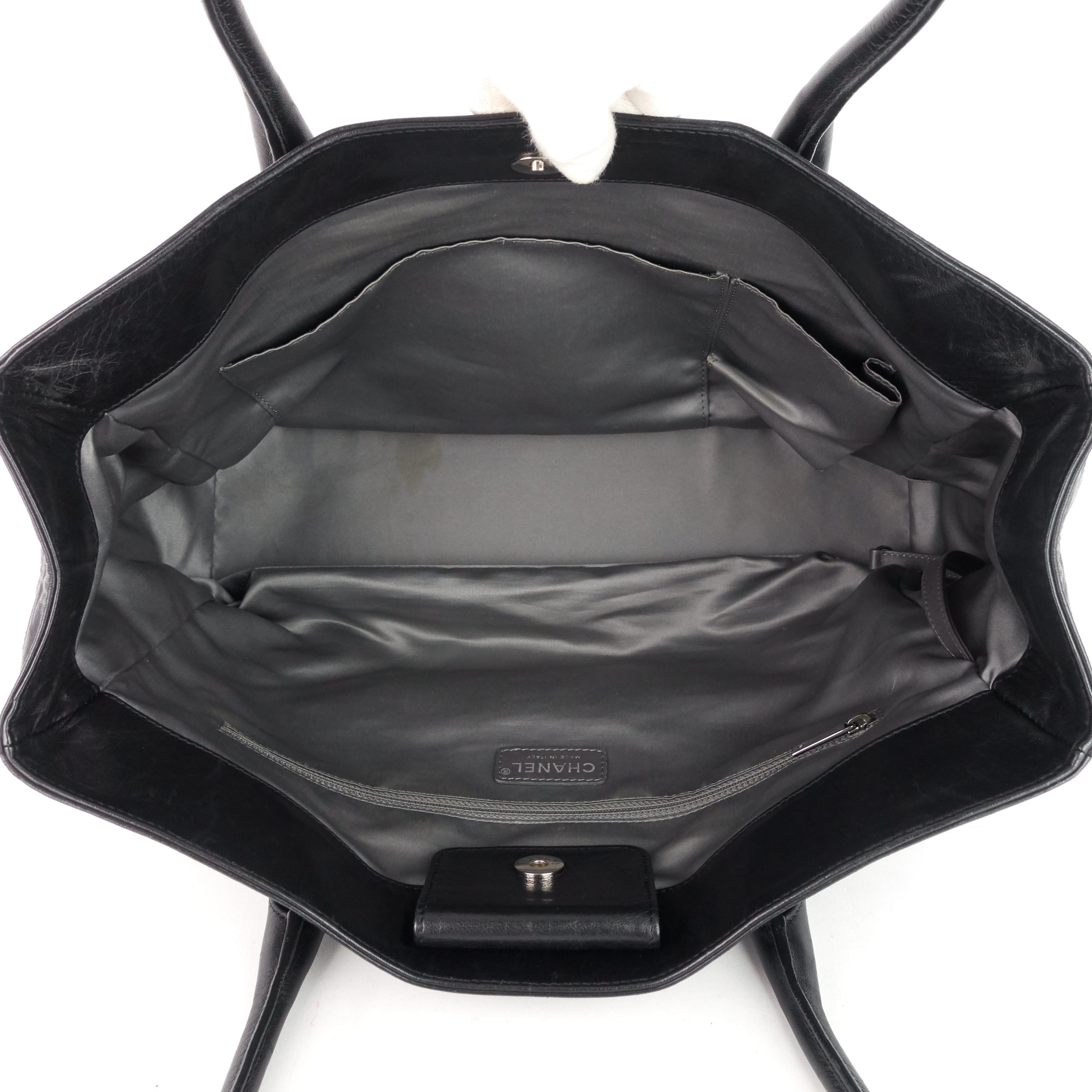 Square Stitch LAX Lambskin Leather Tote Bag - Chanel Outlet USA ...