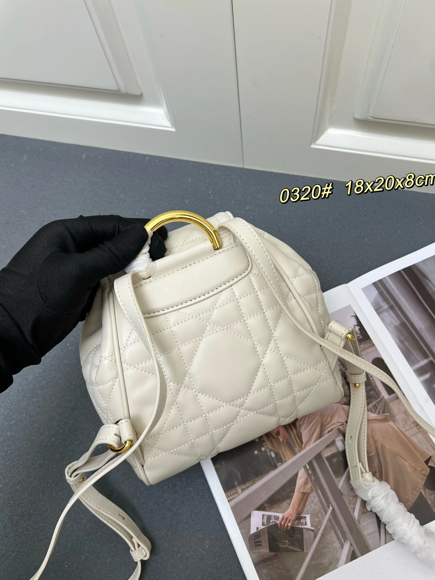 Mirror quality Unique 8972 Christian Dior AAA Quality Backpacks For Women
